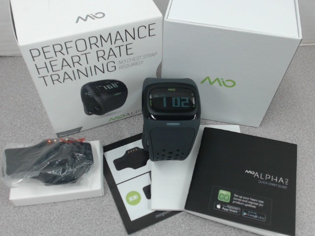 Mio Alpha 2 Heart Rate Monitor Sport Watch, Black | Avenue Shop Swap & Sell
