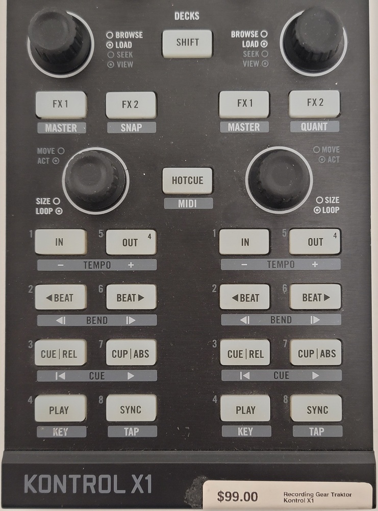 Native Instruments Traktor Kontrol X1 MK1 DJ Control Interface | Avenue ...