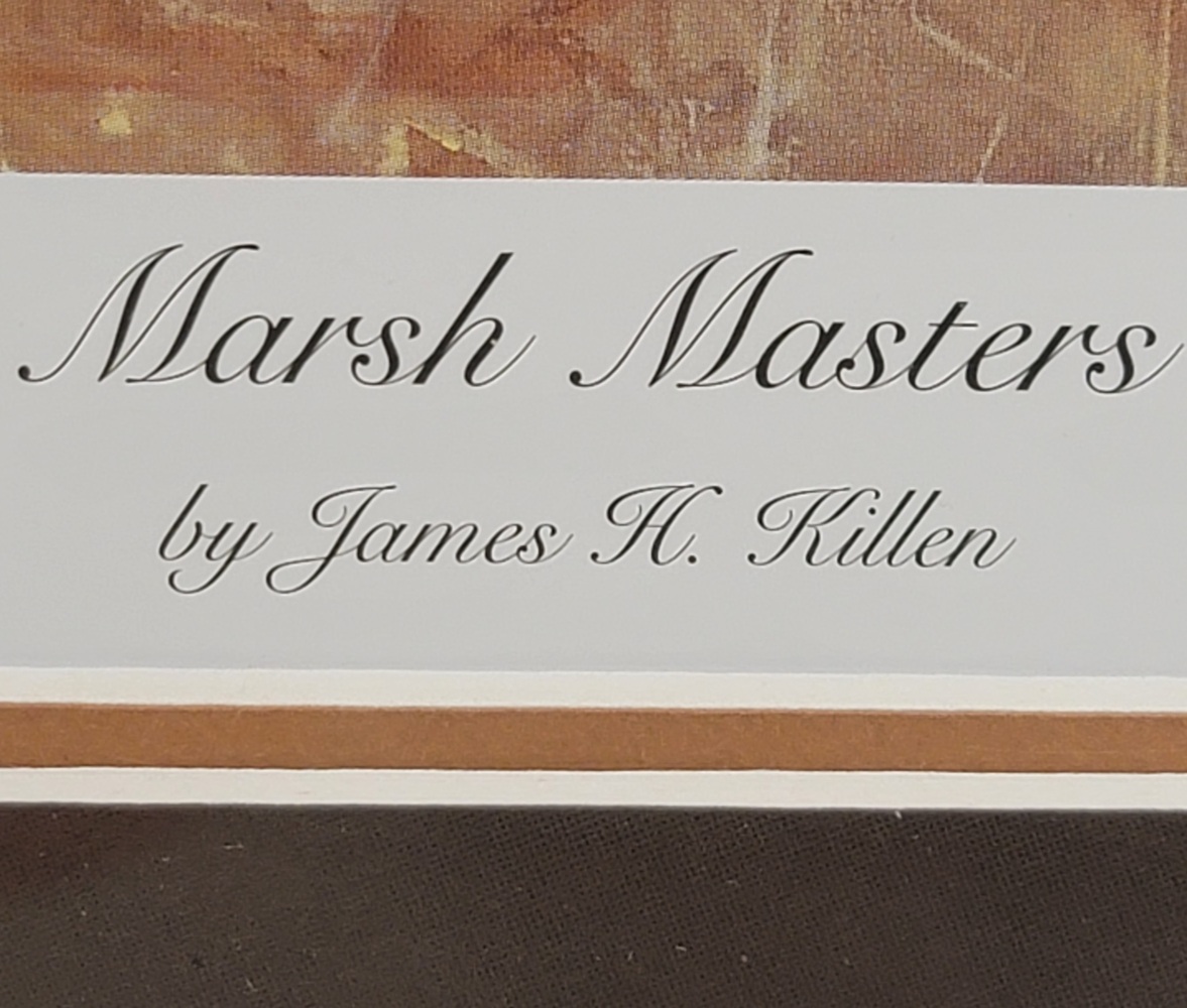 Authentic Ducks Unlimited MARSH MASTERS Framed and Numbered Print ...