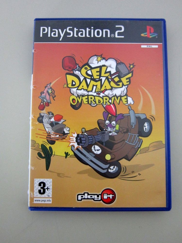 Sony Playstation 2 CEL DAMAGE OVERDRIVE PS2 | Avenue Shop Swap & Sell