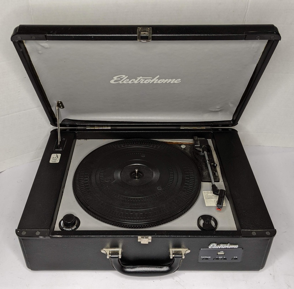 Electrohome Archer Vinyl LP Turntable Record Player Suitcase (EANOS300 ...
