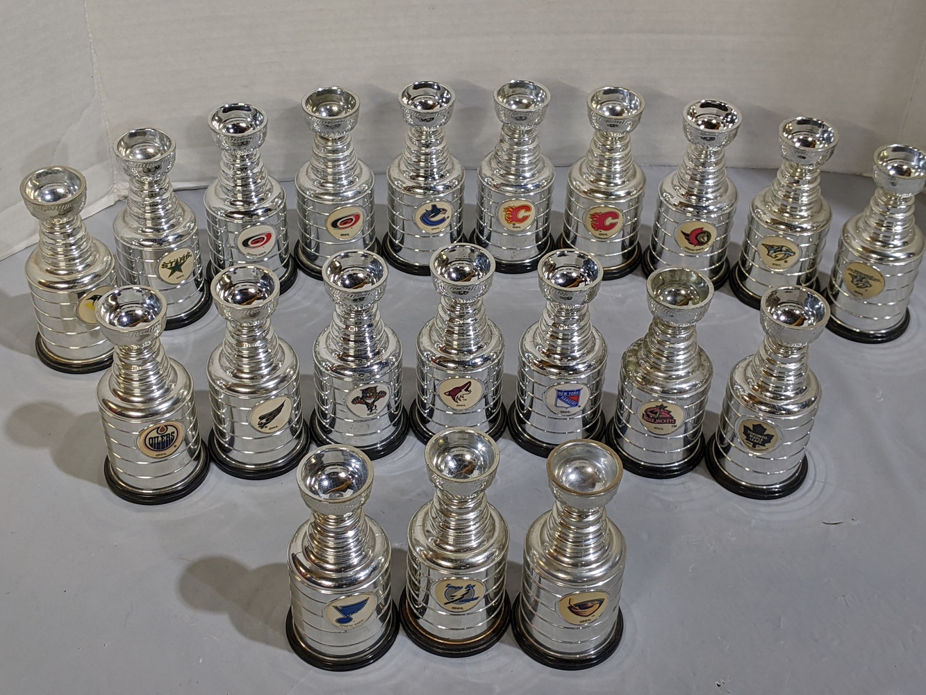 Labatt's Beer NHL Mini Stanley Cups - Lot Of 20 - Rare Atlanta ...