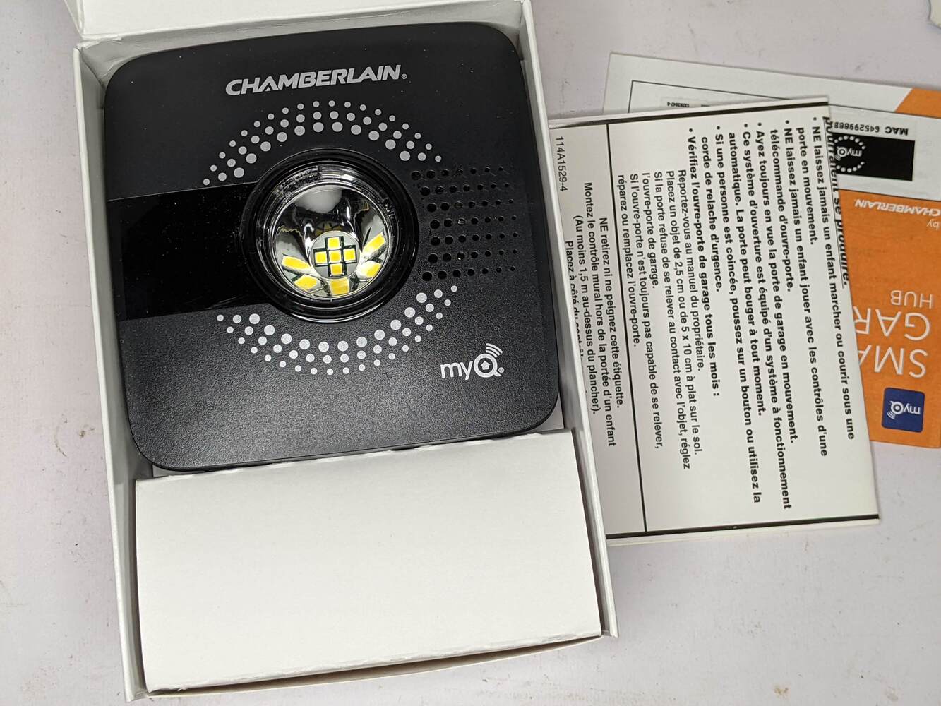 Chamberlain MYQ-G0301c G0302 Smart Garage Hub Door Sensor Combo ...