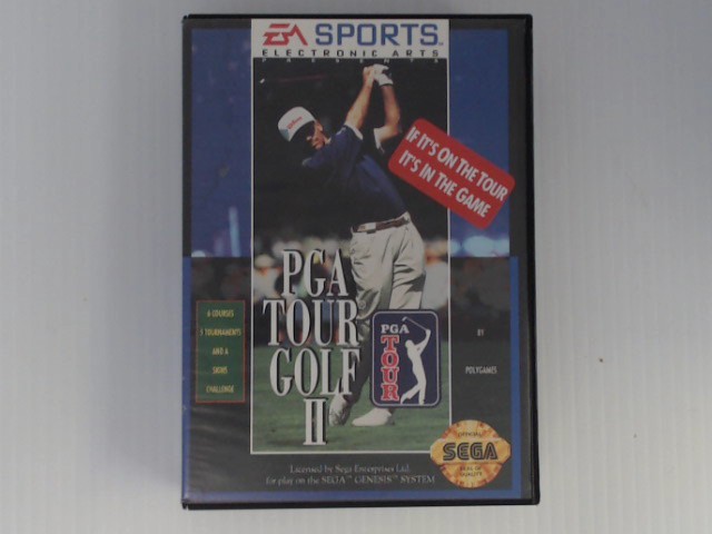 PGA TOUR GOLF II SEGA GENESIS (1992) COMPLETE | Avenue Shop Swap & Sell