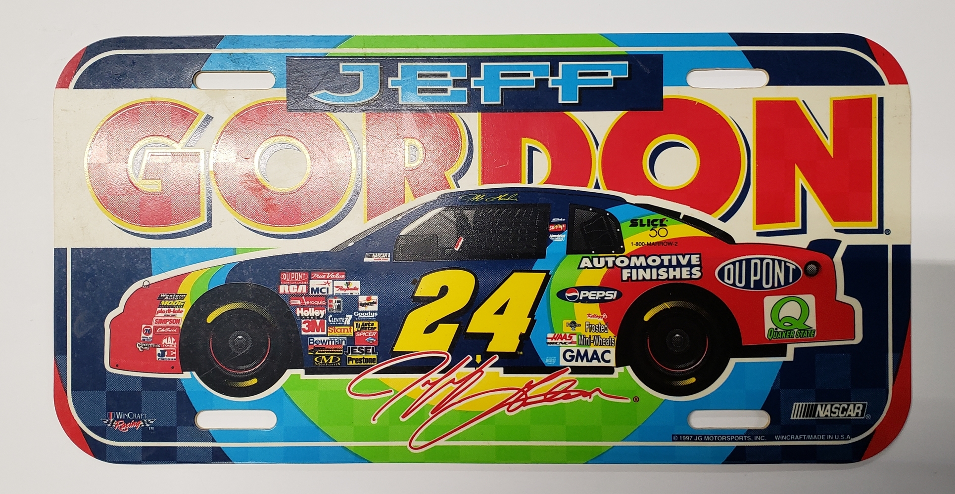 Jeff Gordon Decorative Licence Plate | Avenue Shop Swap & Sell