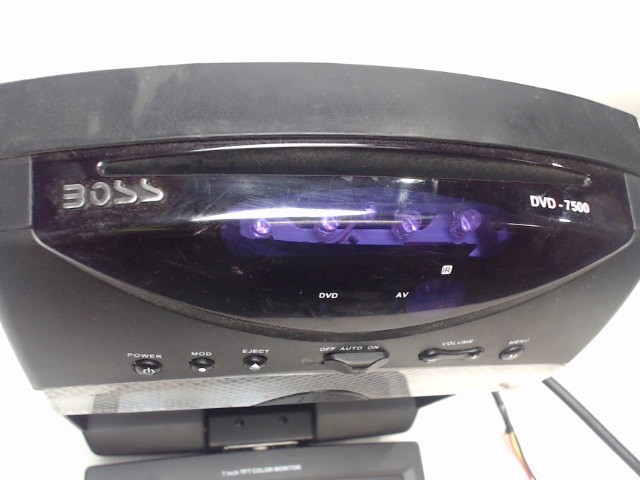 Boss Dvd 7500 Car Video 7" Overhead LCD Monitor w/ DVD Player | Avenue ...