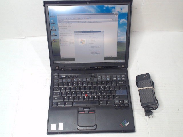 IBM Thinkpad Windows XP Pro Intel Pentium M 1.86ghz, 782 MHz RAM, 40gb ...