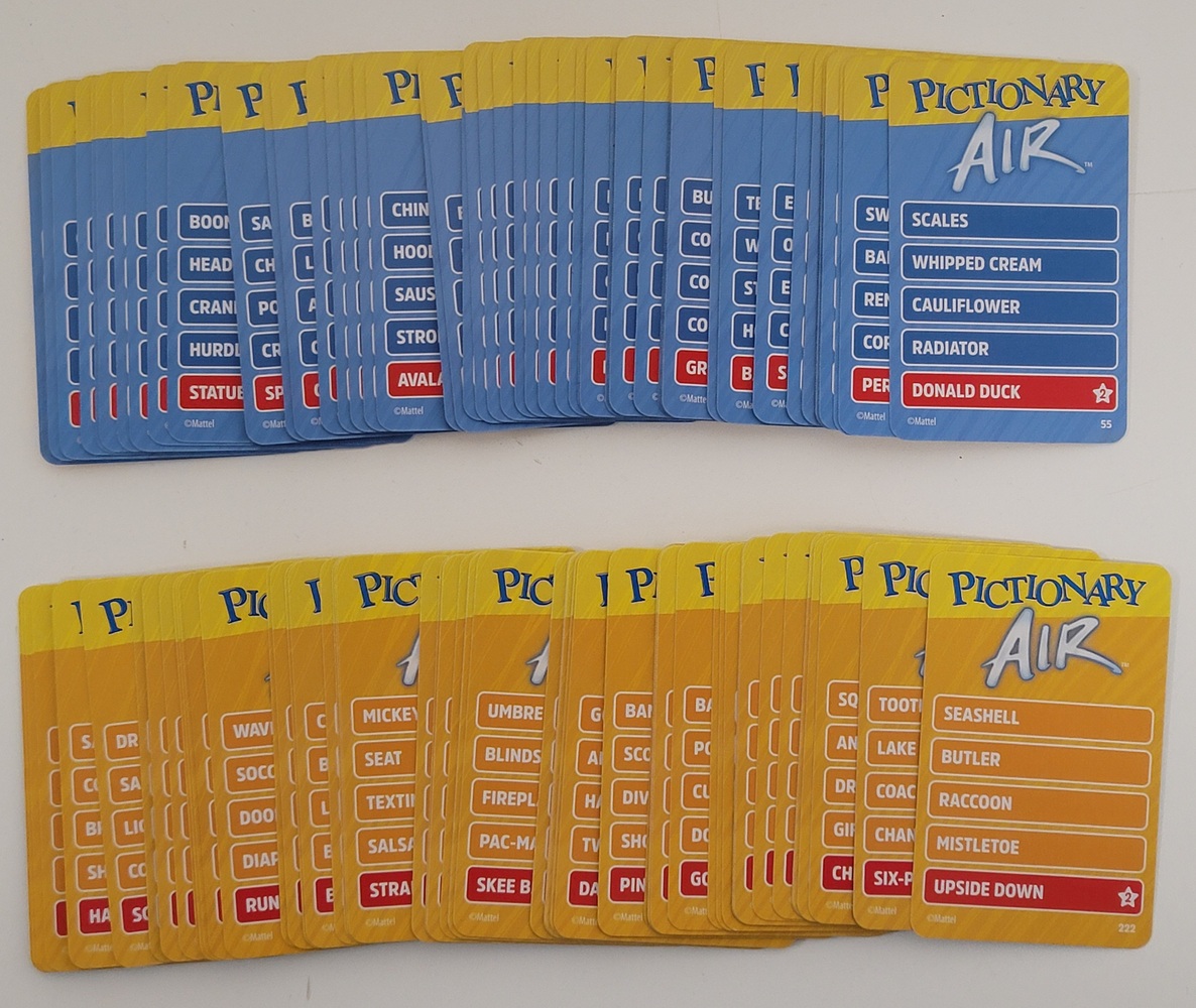 Pictionary Air Drawing Family Game + Light-up Pen and Clue Cards ...