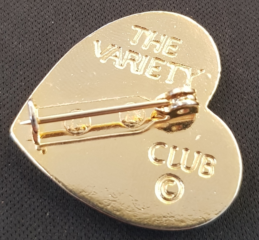 THE VARIETY CLUB LAPEL PIN "SIMPLE HEART" | Avenue Shop Swap & Sell