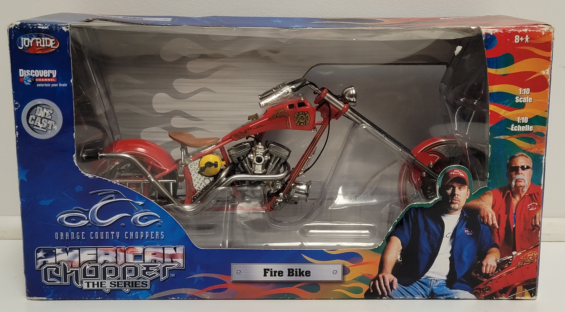 2004 Joyride OCC American Chopper The Series FIRE BIKE 1:10 Scale ...
