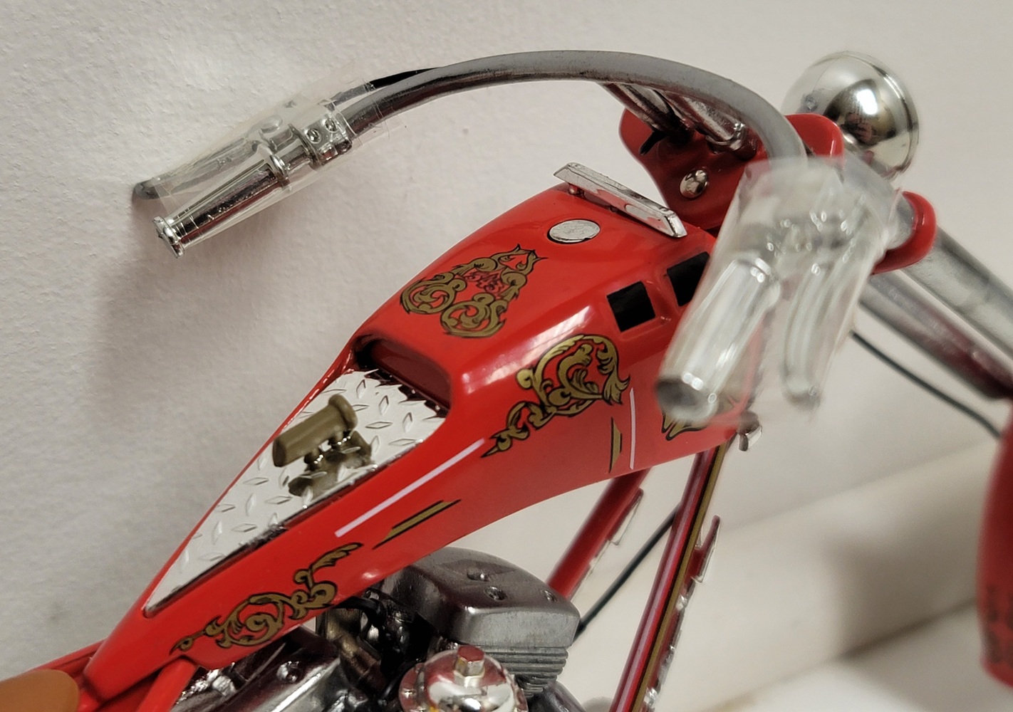 2004 Joyride OCC American Chopper The Series FIRE BIKE 1:10 Scale ...