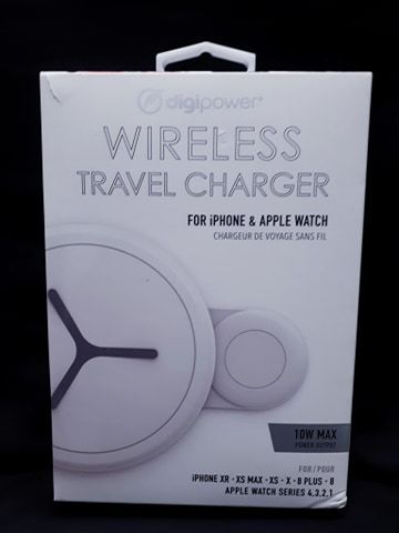 DIGIPOWER WIRELESS TRAVEL CHARGER FOR iPHONE & APPLE WATCH | Avenue ...