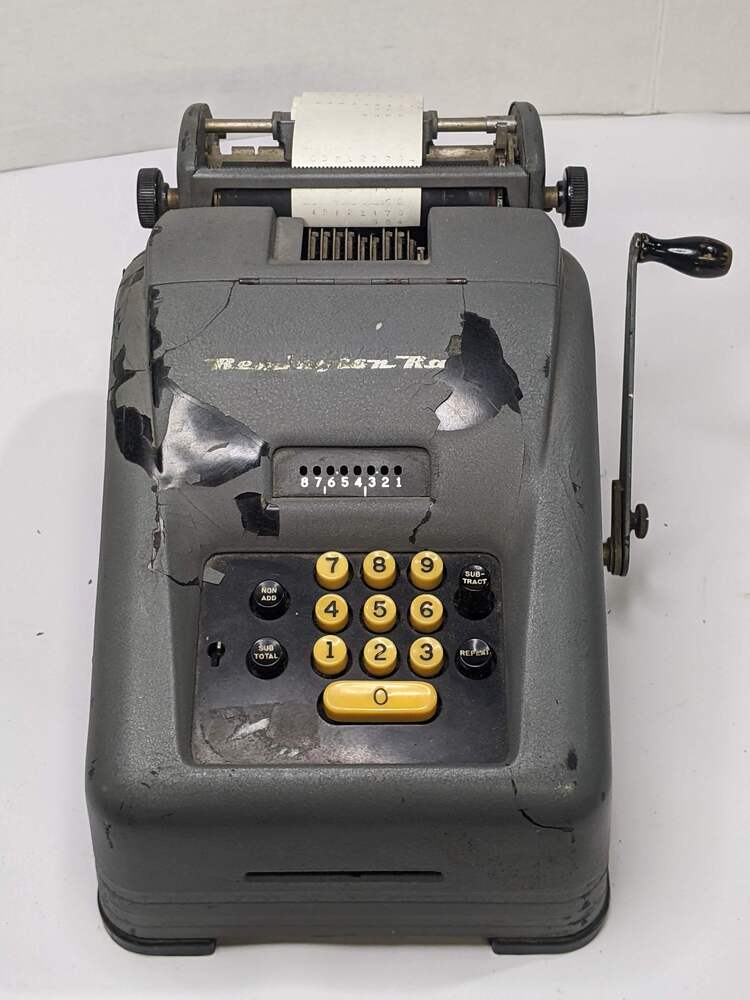 Vintage Adding Machine Manual Remington Rand 10 Key | Avenue Shop Swap ...