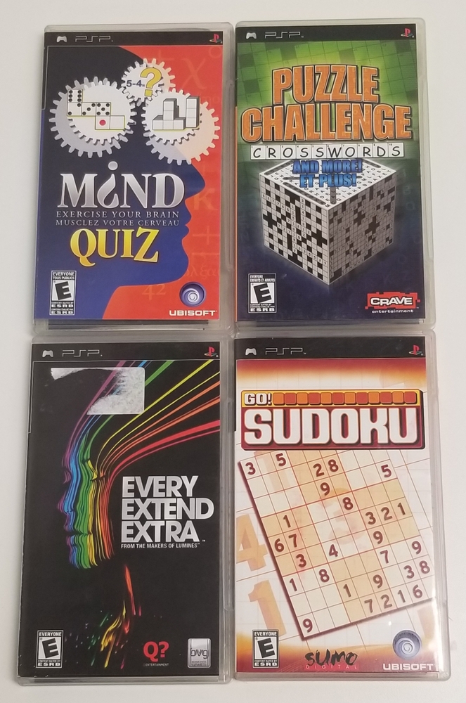 PSP MIND CHALLENGING GAME LOT **4 GAMES** | Avenue Shop Swap & Sell