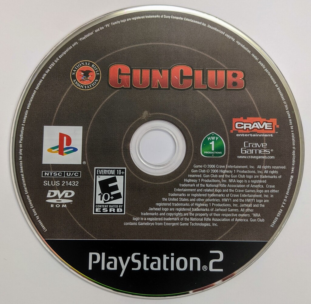 NRA GUN CLUB **PS2** TESTED | Avenue Shop Swap & Sell