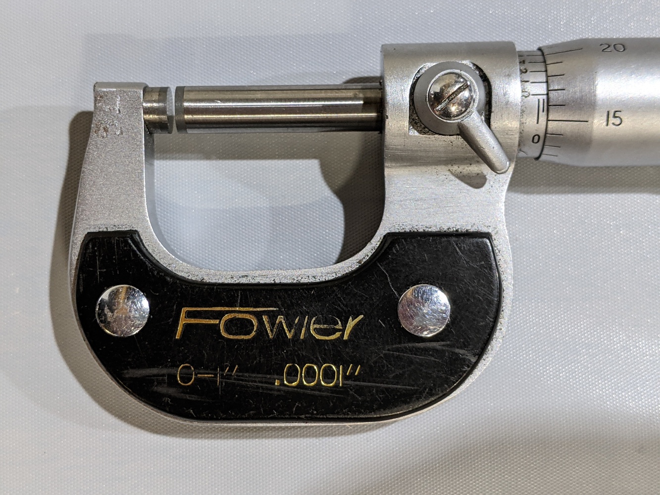 Fowler 0-1" Outside Micrometer 0.0001" reading ratchet stop | Avenue ...