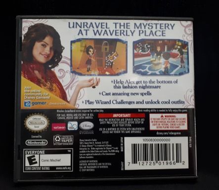 DISNEY WIZARDS OF WAVERLY PLACE SPELLBOUND - NINTENDO DS GAME CIB ...