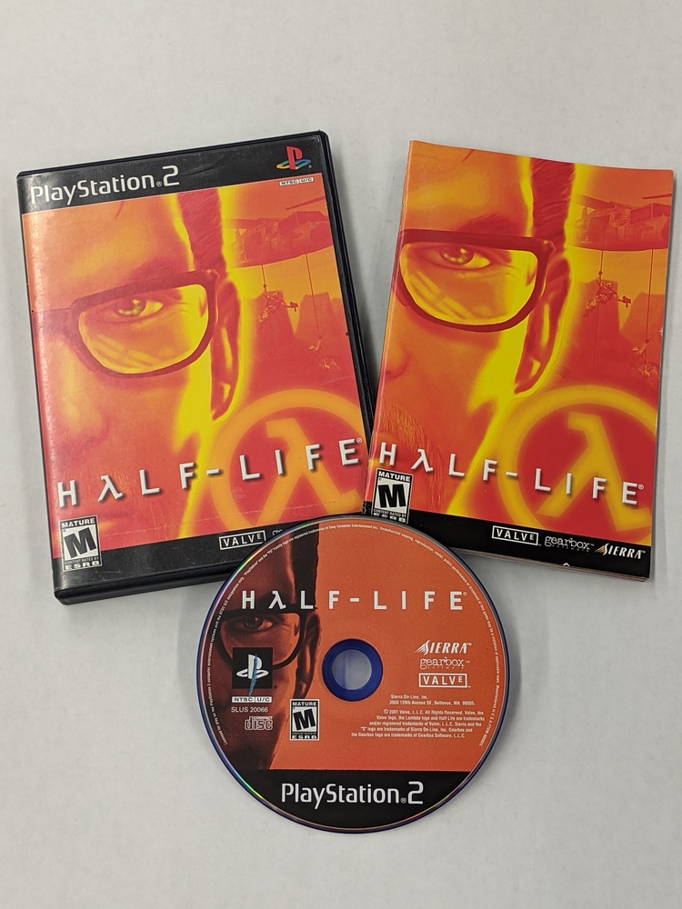 Half-Life (PlayStation 2, PS2) Black Label Complete w/Manual CIB ...