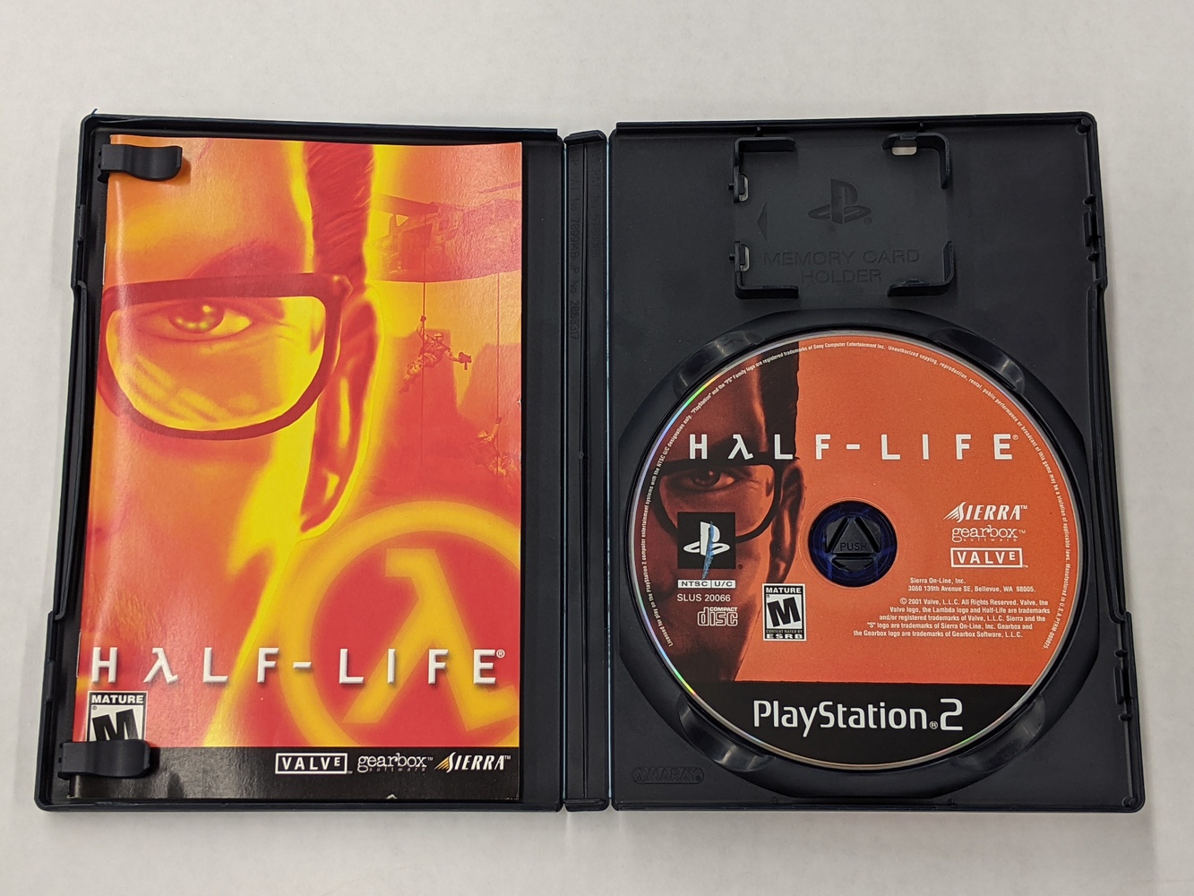 Half-Life (PlayStation 2, PS2) Black Label Complete w/Manual CIB ...