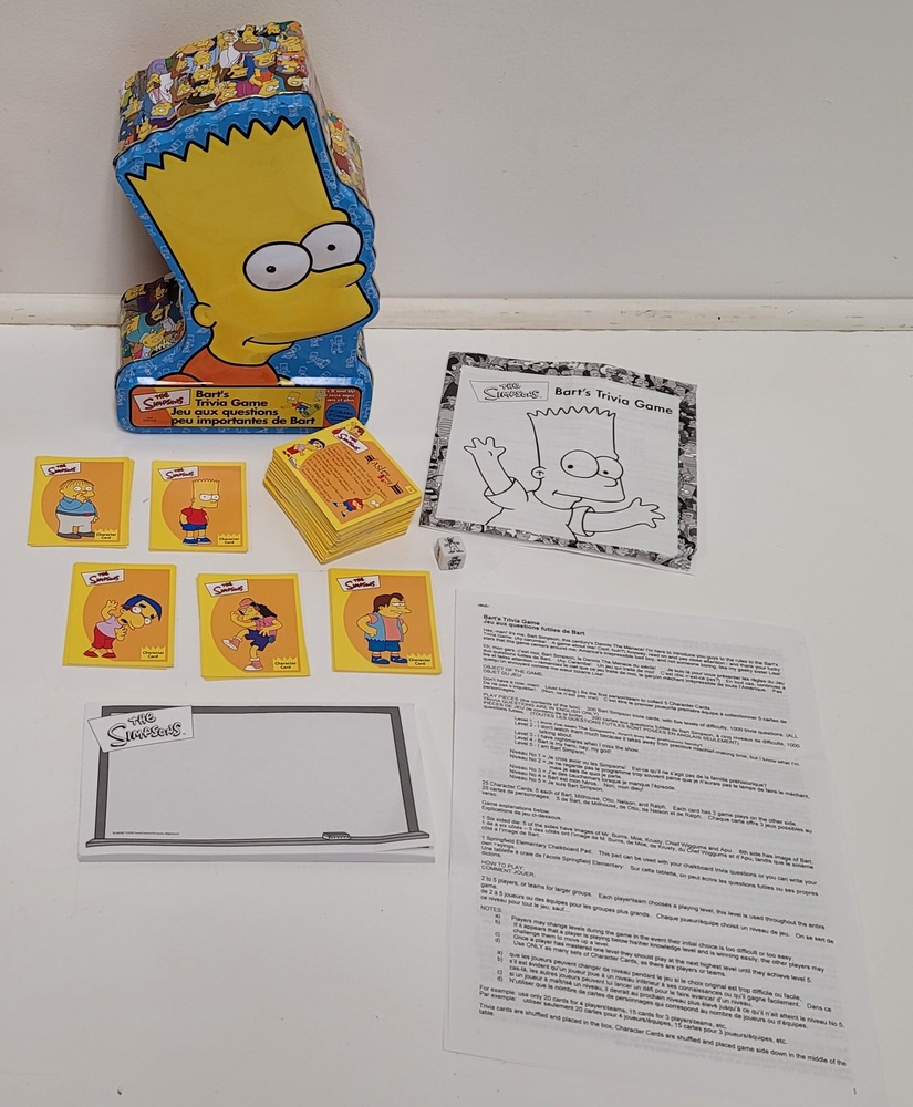 The Simpsons HOMER's and BART's Trivia Games | Avenue Shop Swap & Sell