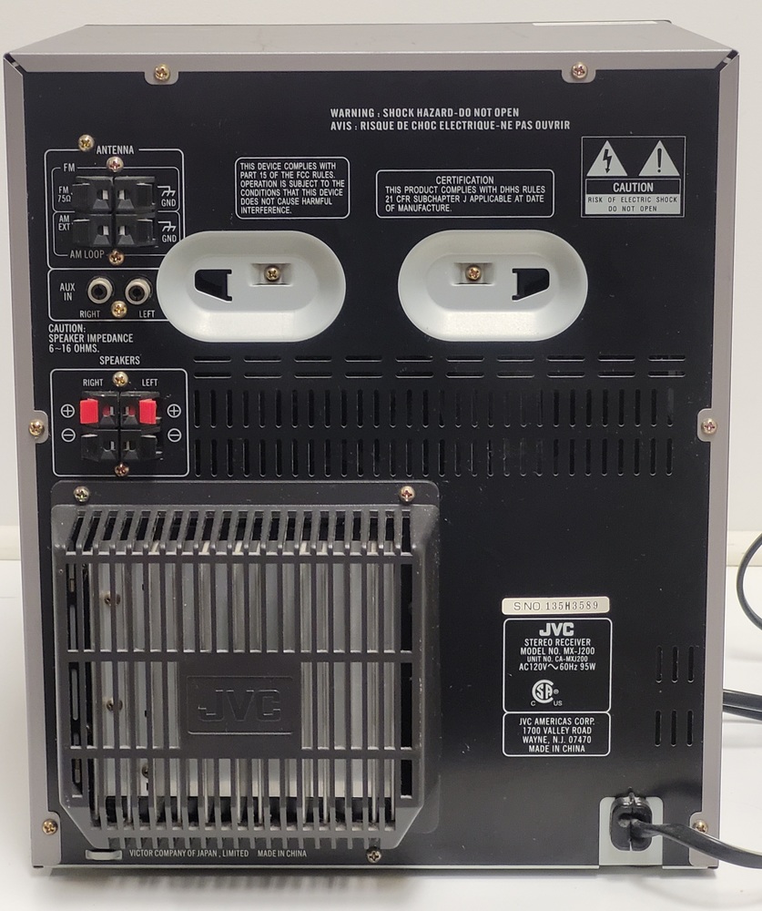 JVC MX-J200 STEREO SYSTEM | Avenue Shop Swap & Sell