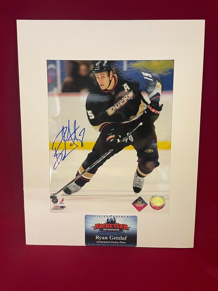 hockey ink autographs ryan getzlaf | Avenue Shop Swap & Sell