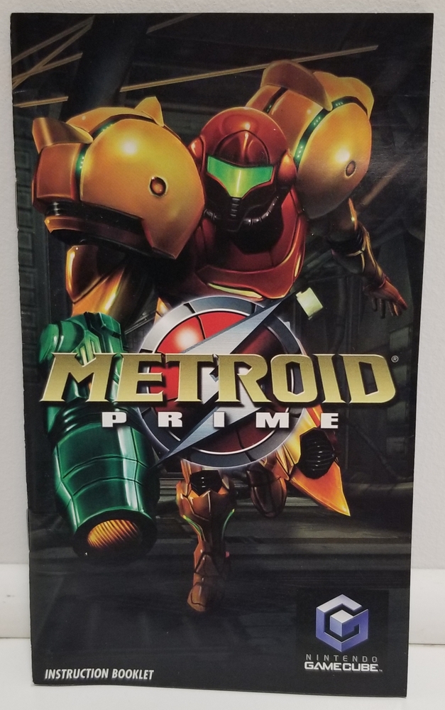 METROID PRIME INSTRUCTION BOOKLET NINTENDO GAMECUBE | Avenue Shop Swap ...