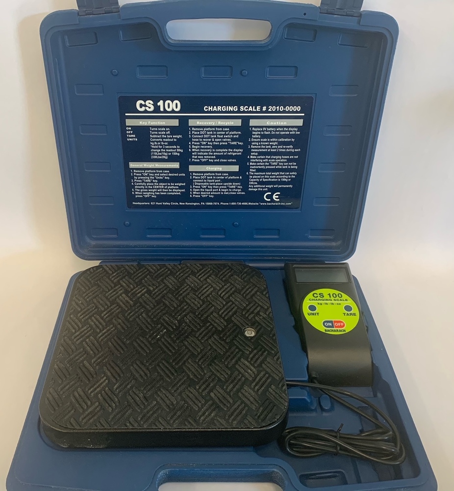 BACHARACH CS100 ELECTRONIC REFRIGERANT CHARGING SCALE | Avenue Shop ...