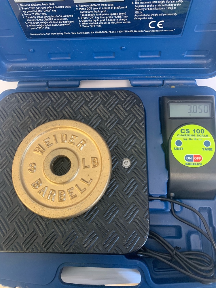 BACHARACH CS100 ELECTRONIC REFRIGERANT CHARGING SCALE | Avenue Shop ...