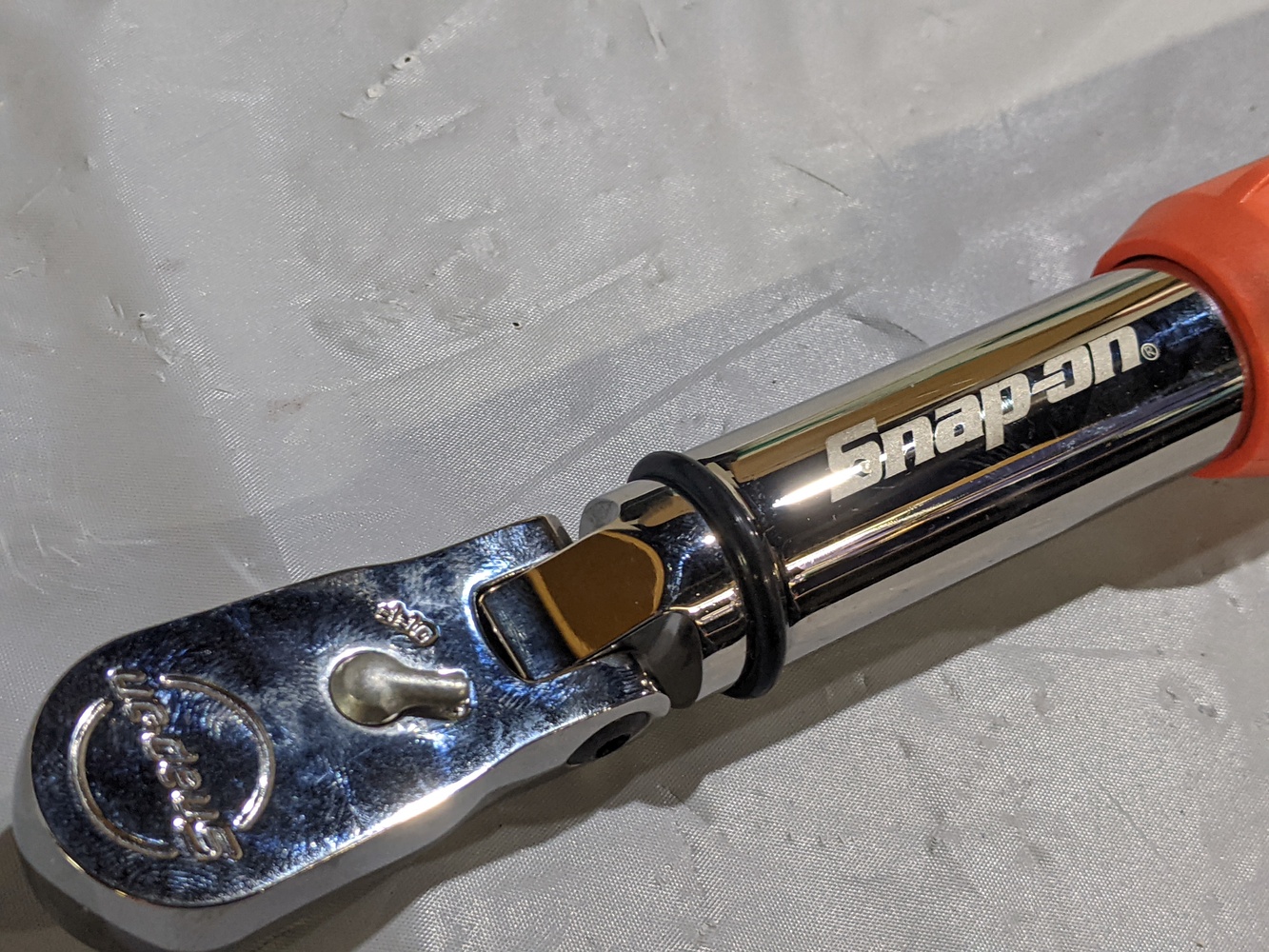 Snap-on 3/8" drive 5 - 125ft lb TECHANGLE Flex-Head Torque Wrench ...