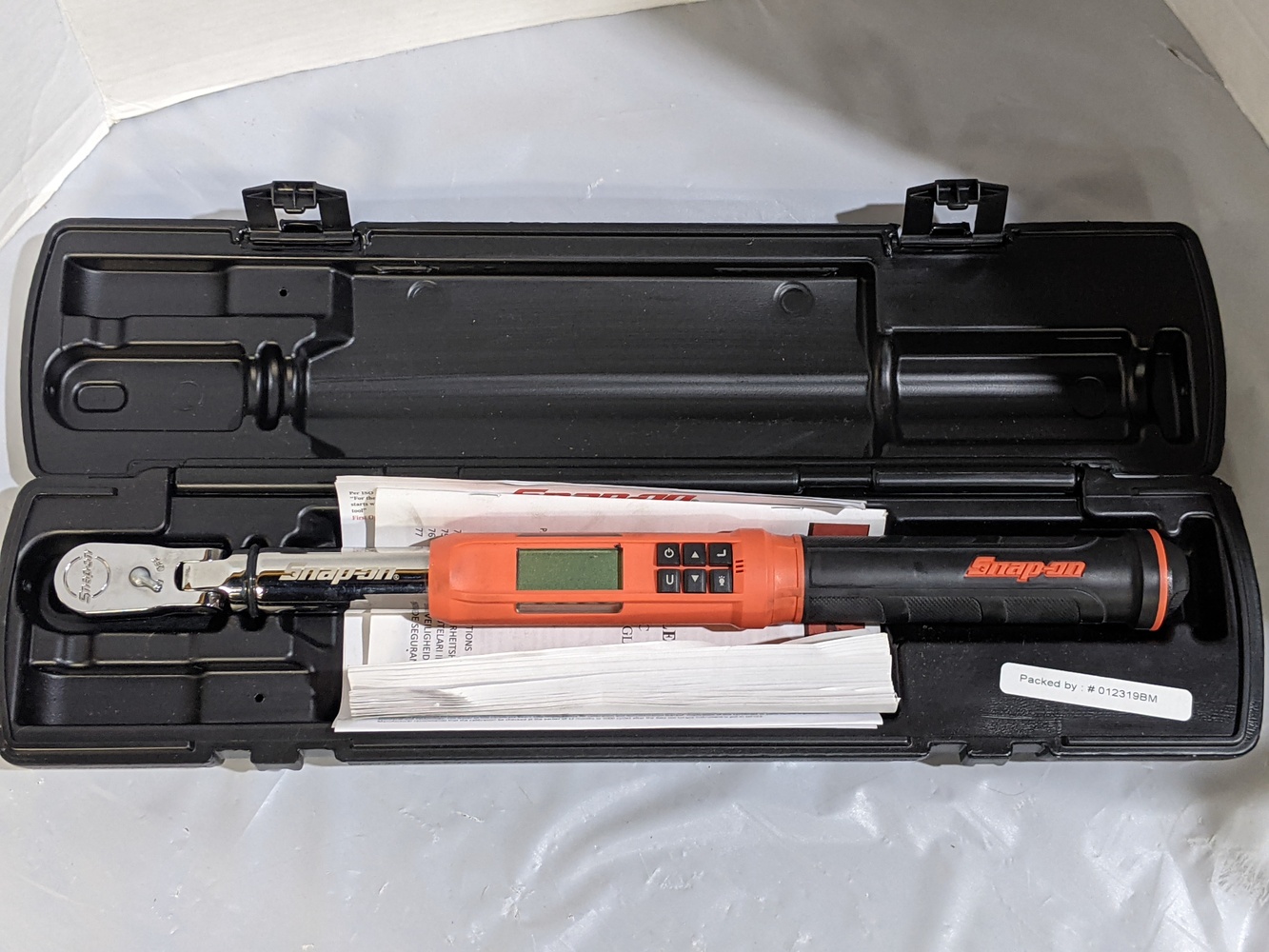Snap-on 3/8" drive 5 - 125ft lb TECHANGLE Flex-Head Torque Wrench ...