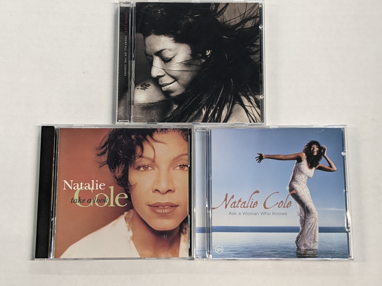 Natalie Cole 3 CD lot - Take A Look/Ask A Woman/Snowfall on the Sahara ...