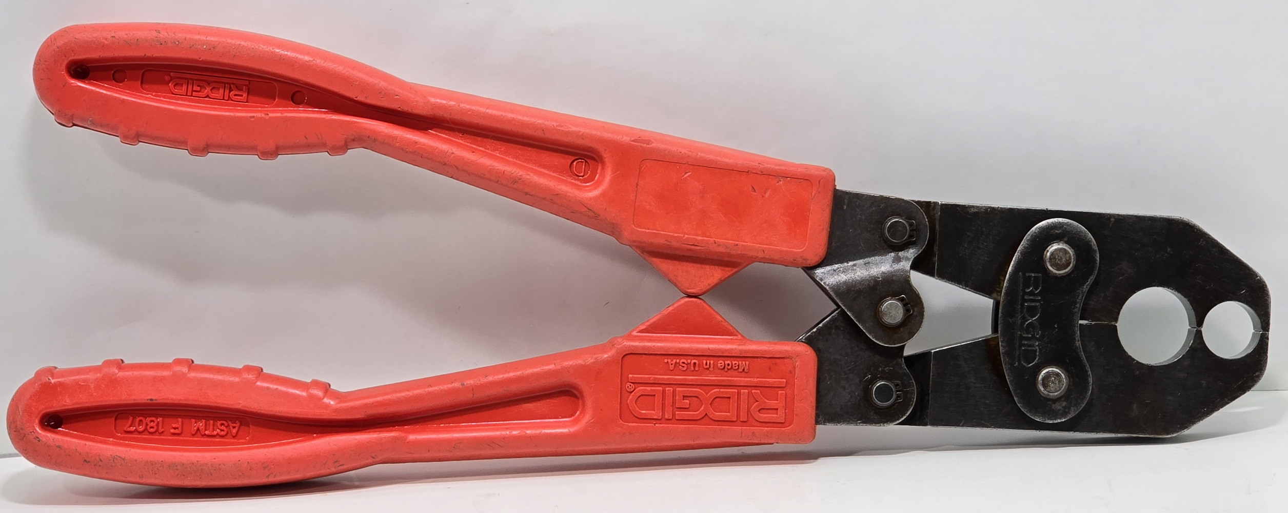RIDGID Pex Combo Crimp Tool 1/2-Inch And 3/4-Inch 23468 ASTM F 1807 ...