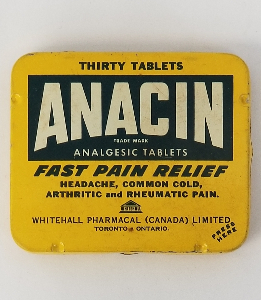 ANACIN THIRTY TABLET TIN **EMPTY** | Avenue Shop Swap & Sell
