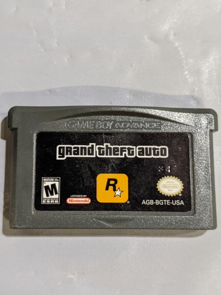 Grand Theft Auto GTA (Game Boy Advance, 2004) GBA Cart Only Tested ...
