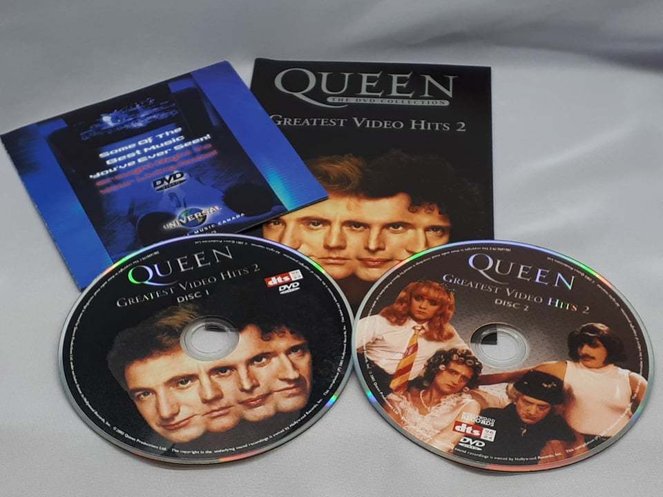 QUEEN THE DVD COLLECTION GREATEST VIDEO HITS 1 &2 REMASTERED AND ...