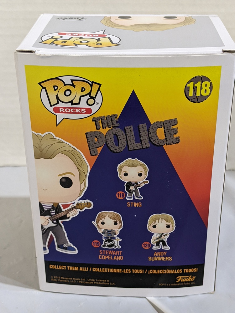 Funko POP! Rocks The POLICE STING #118 | Avenue Shop Swap & Sell