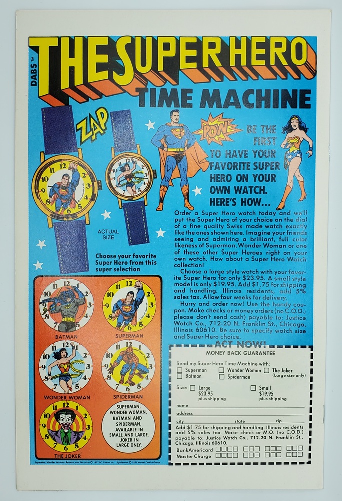 1978 DC Comics Wonder Woman Issue No. 239 "A Duke Named Deception ...