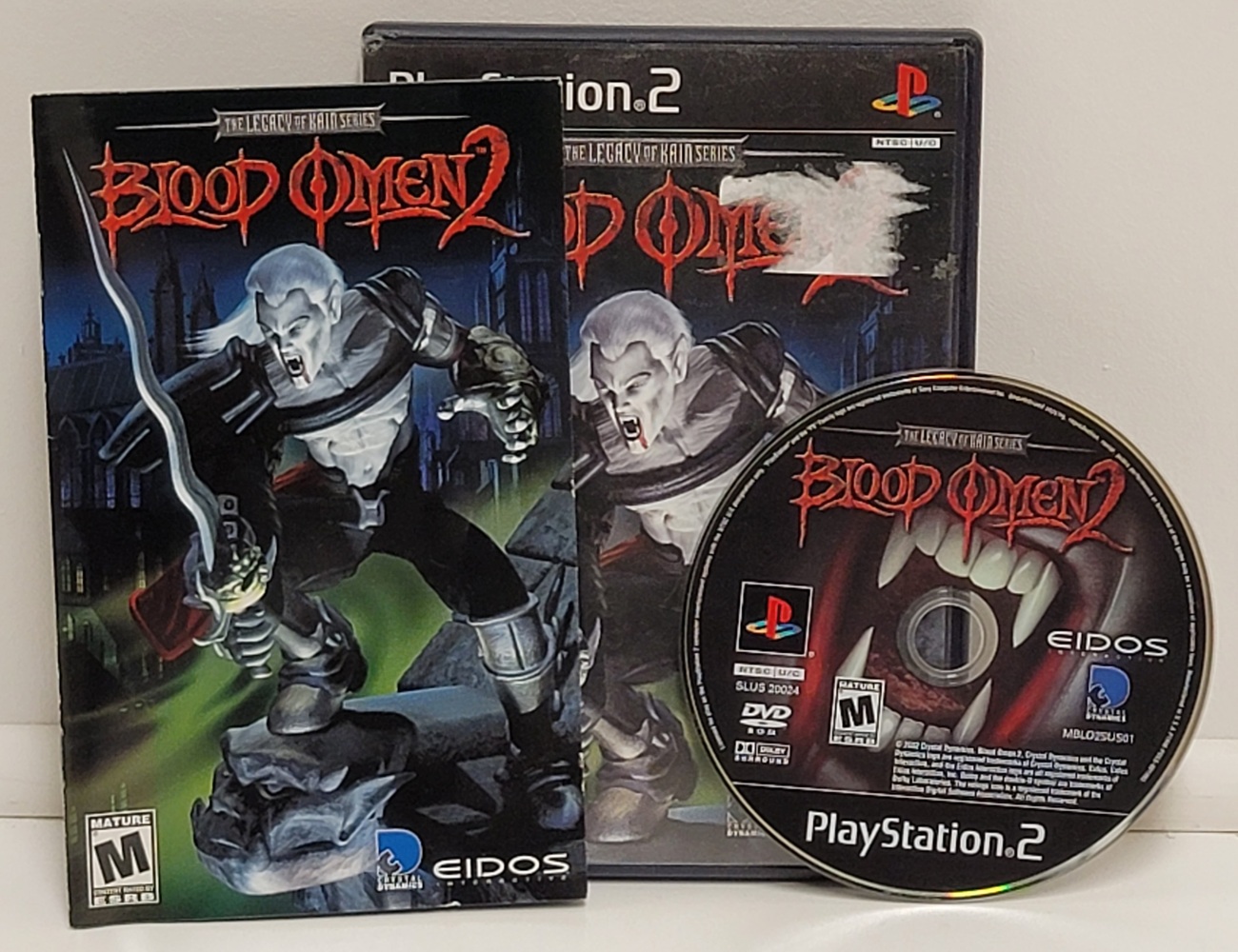 Blood Omen 2 The Legacy of Kain Series **PS2 (2002) ** Complete ...
