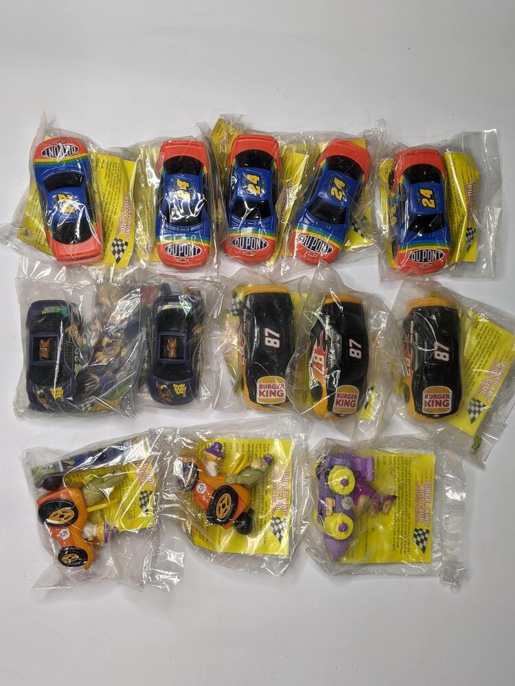 Cartoon Network Wacky Racing Burger King Kid's Club Scooby Doo NASCAR ...