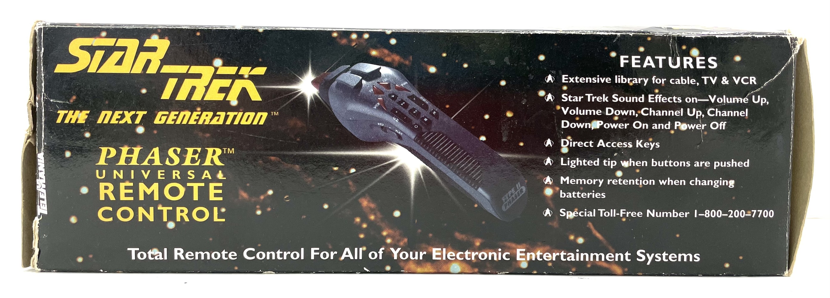 1995 Star Trek The Next Generation Phaser Universal Remote Controller ...
