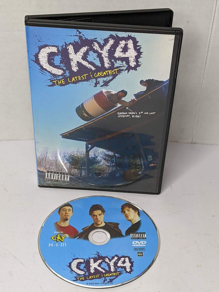 Cky4 The Latest And Greatest Dvd 2002 Cky 4 Him Bam Margera Ryan Dunn Avenue Shop