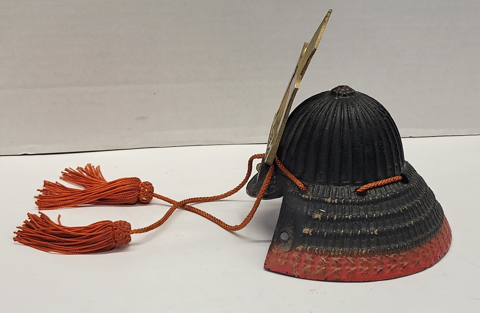 Decorative Cast Iron Japanese Samurai Traditional Armour Mini Helmet 5 ...