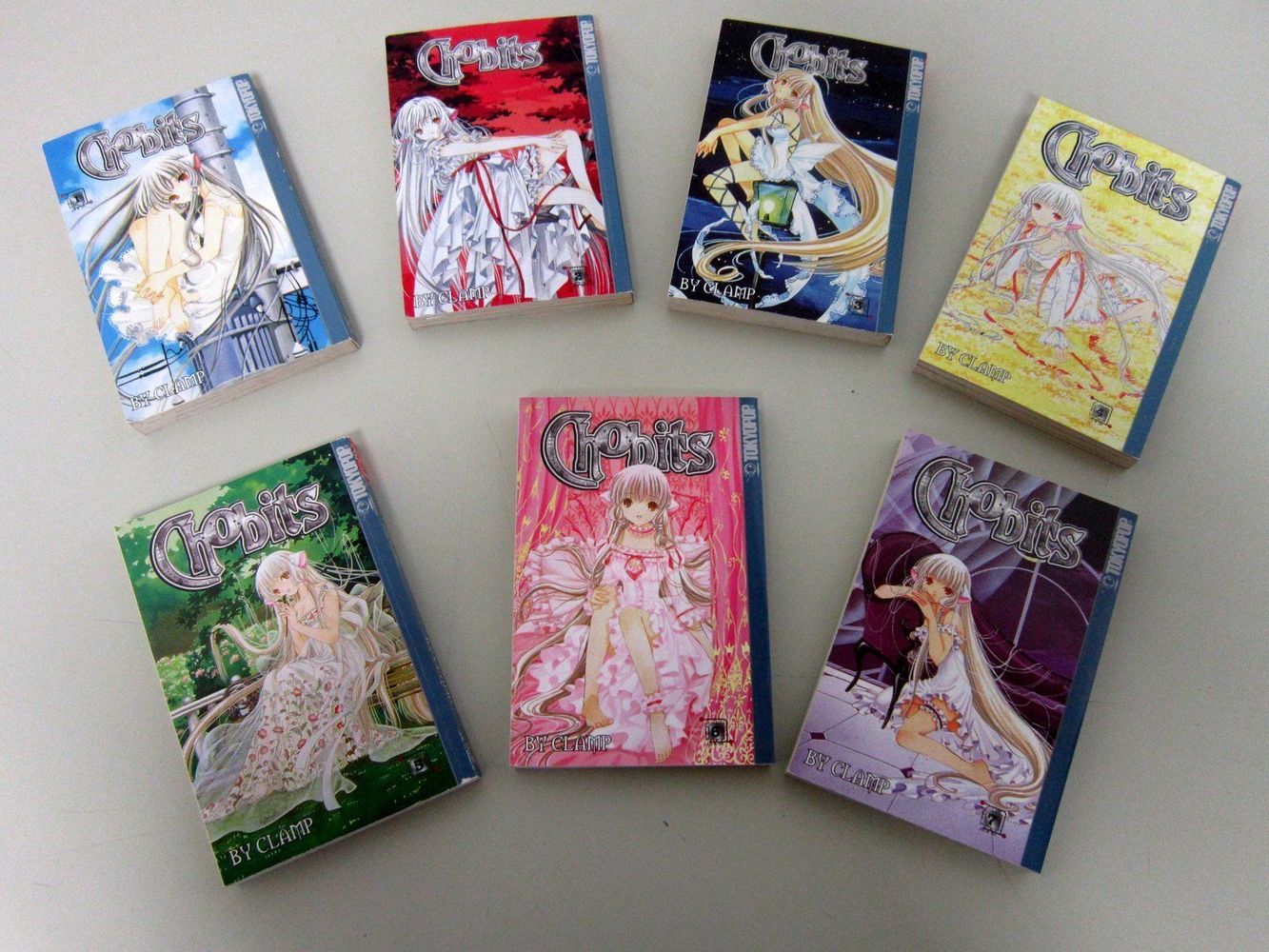 CHOBITS Set 1-7 English 100% Authentic Manga Books by Clamp Tokyo Pop ...