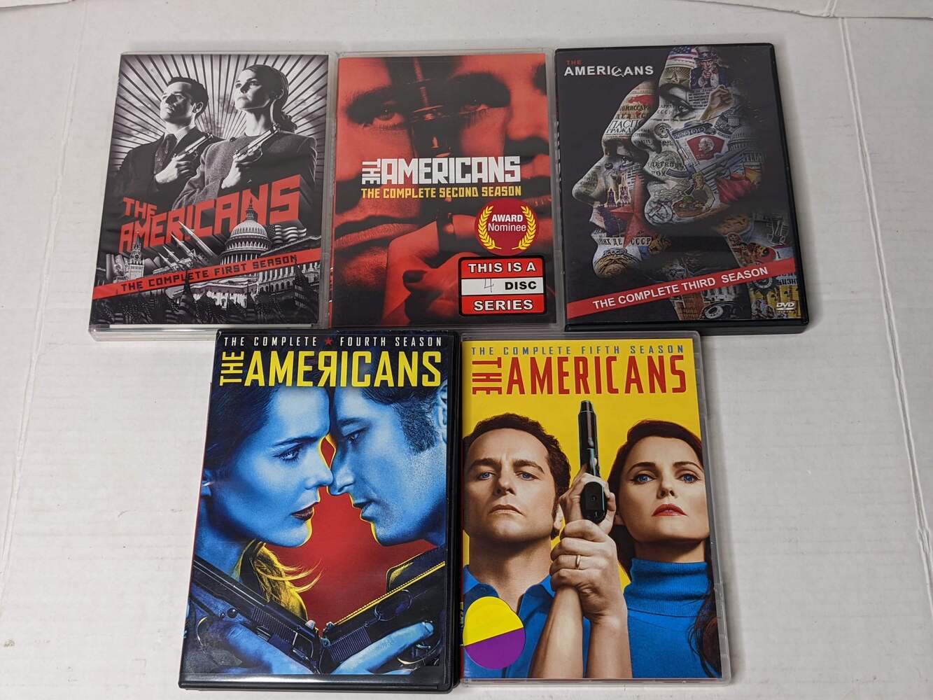 The Americans DVD TV Series Season 1 2 3 4 5 | Avenue Shop Swap & Sell