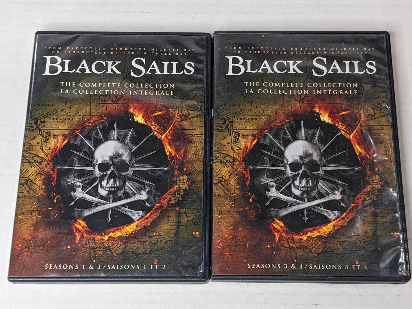 Black Sails The Complete Series Collection Seasons 1-4 (DVD,12-Disc ...
