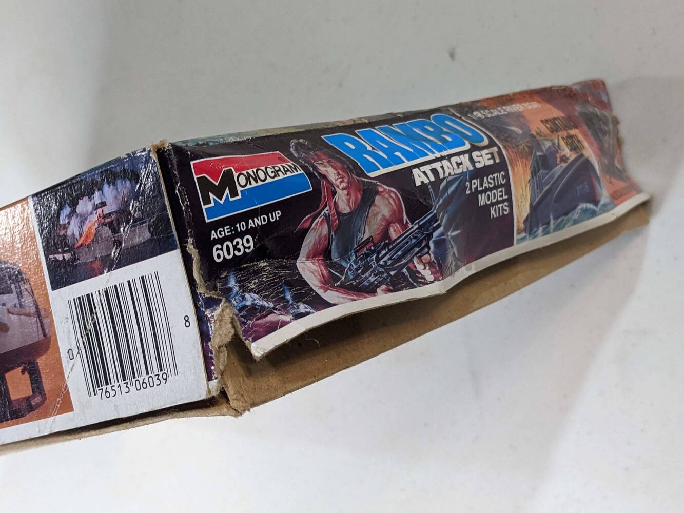 Vintage 1985 MONOGRAM Model RAMBO Attack Set Kit #6039 Boat ...
