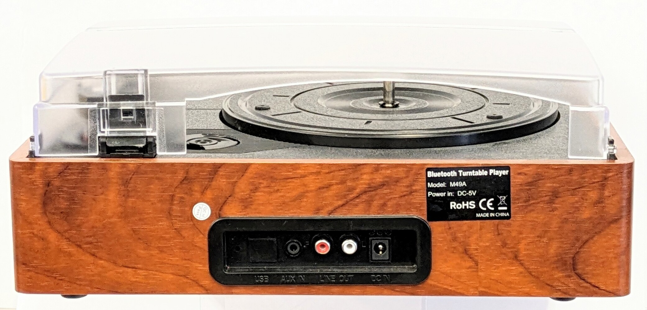 1 By One Vinyl 3-Speed Retro Record Player Turntable + Built-in ...