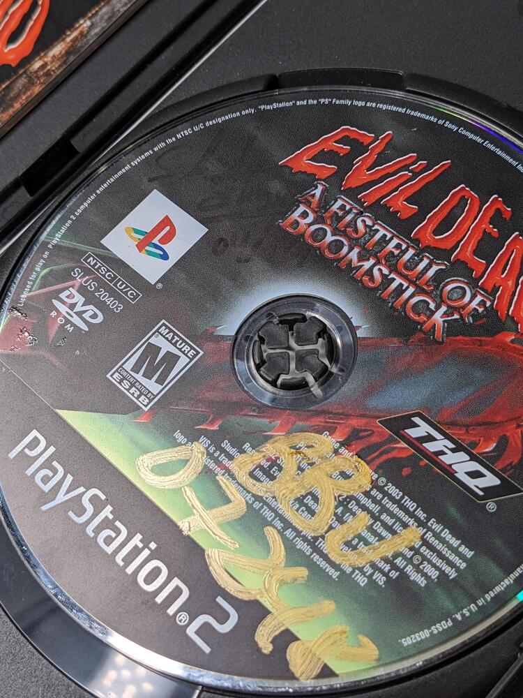 Evil Dead: A Fistful of Boomstick (Sony PlayStation 2, PS2) complete ...