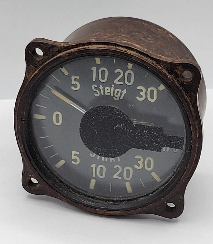 WWII German Aircraft Variometer Vertical Speed Indicator | Avenue Shop ...